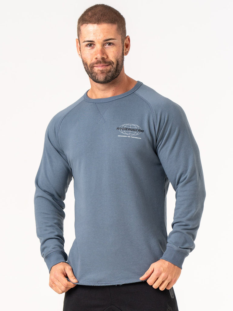 Energy Crew Neck - Petrol - Ryderwear Wholesale (US)