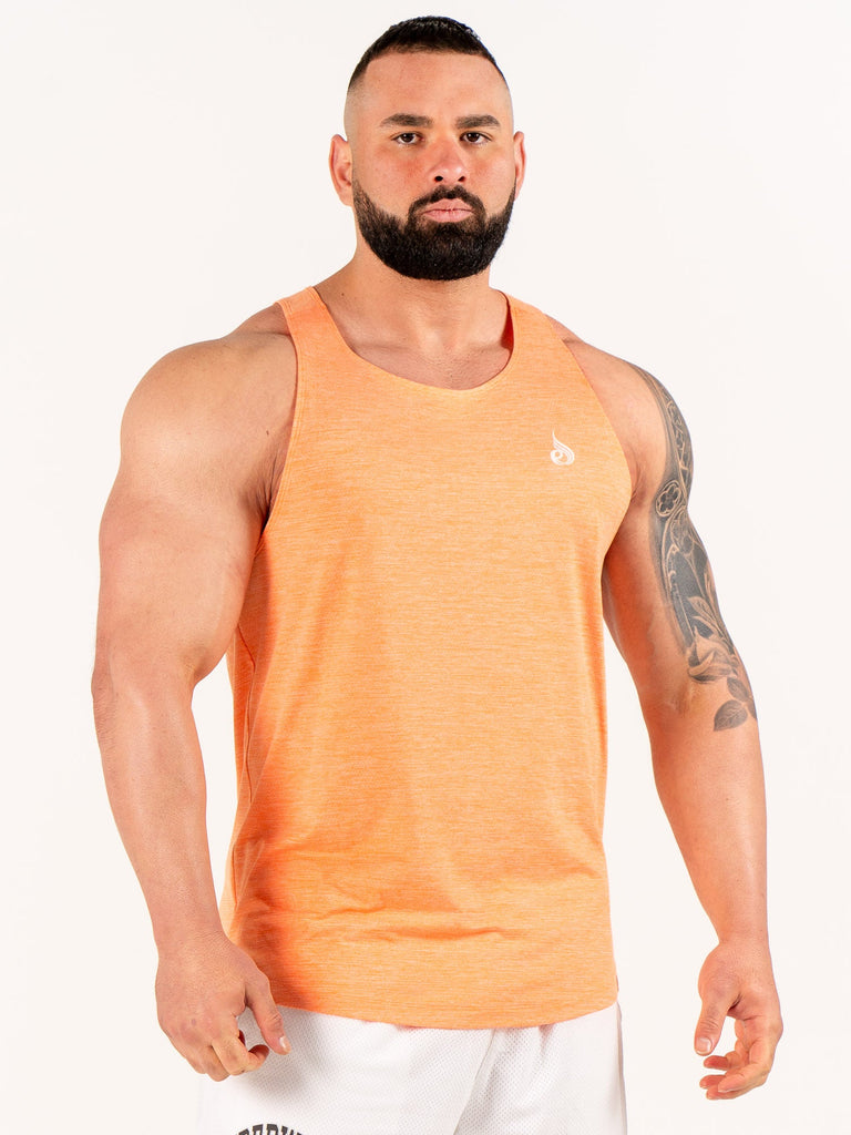 Flex Active Tank - Orange Marl - Ryderwear Wholesale (US)