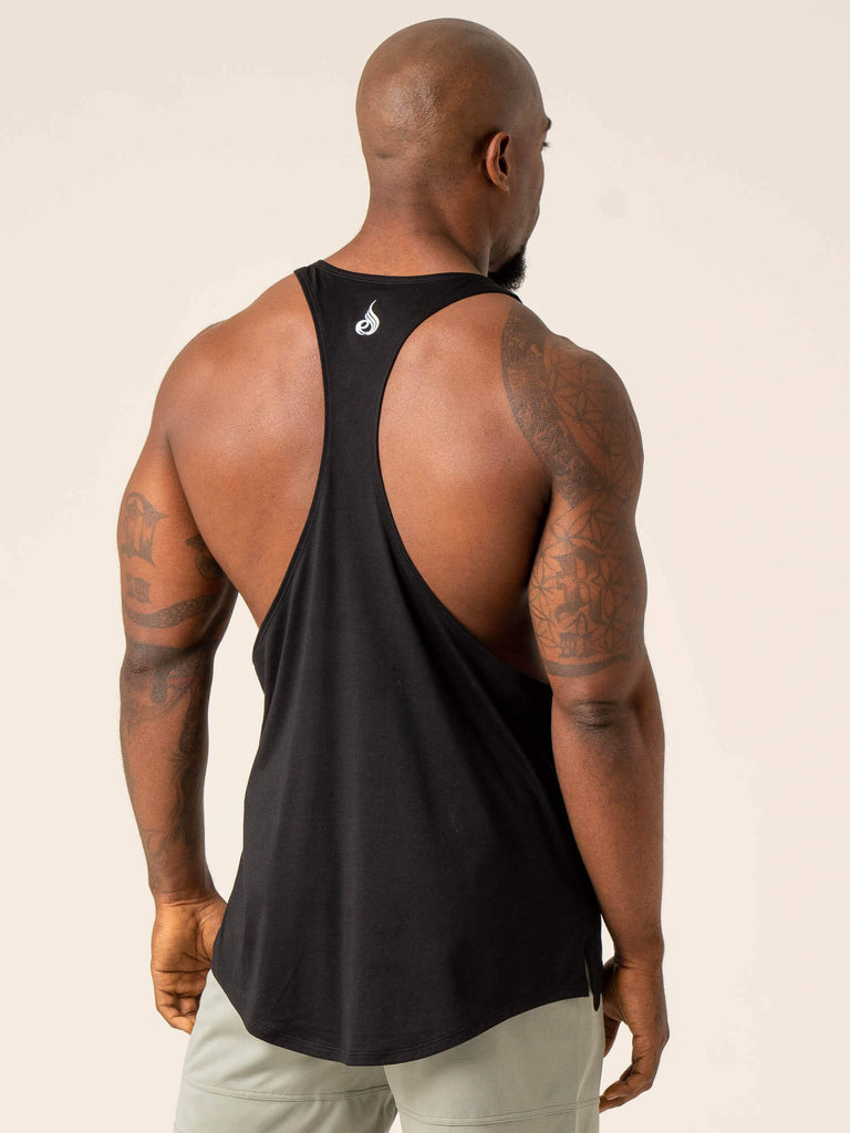 Advance Stringer T-Back - Black - Ryderwear Wholesale (US)