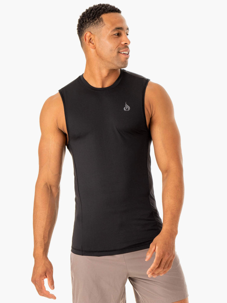 Division Base Layer Tank - Black - Ryderwear Wholesale (US)