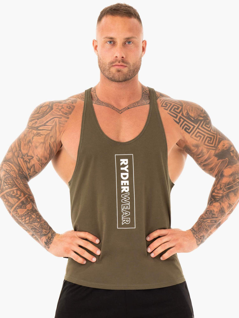 Flex T-Back Stringer - Khaki - Ryderwear Wholesale (US)