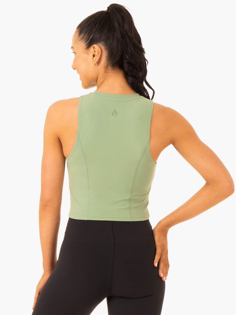 Highlight Compression Tank - Moss Green - Ryderwear Wholesale (US)