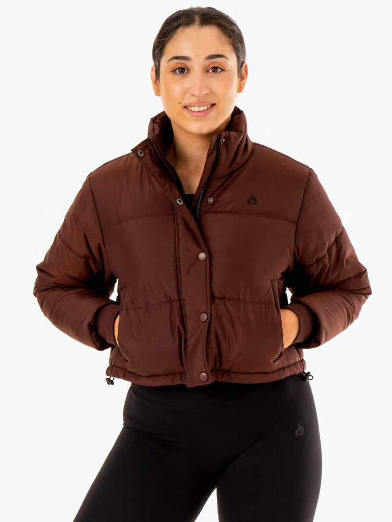 Apex Puffer Jacket - Chocolate - Ryderwear Wholesale (US)