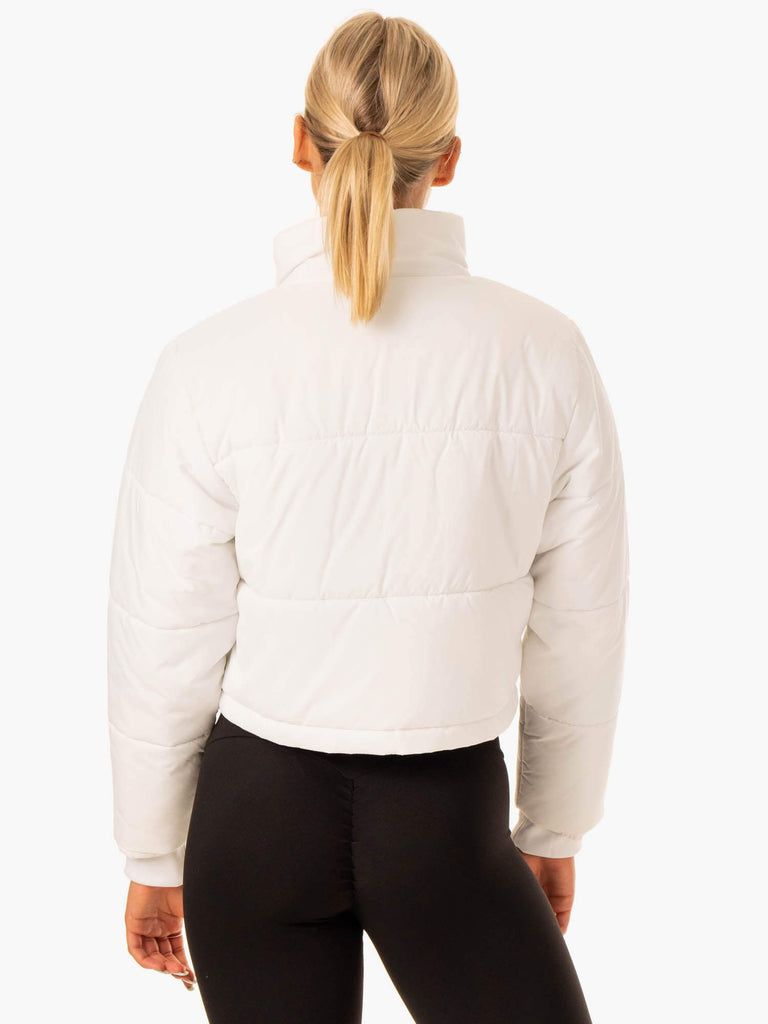 Apex Puffer Jacket - White - Ryderwear Wholesale (US)