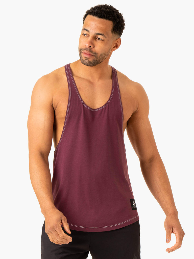 Vital Stringer T-Back - Plum - Ryderwear Wholesale (US)