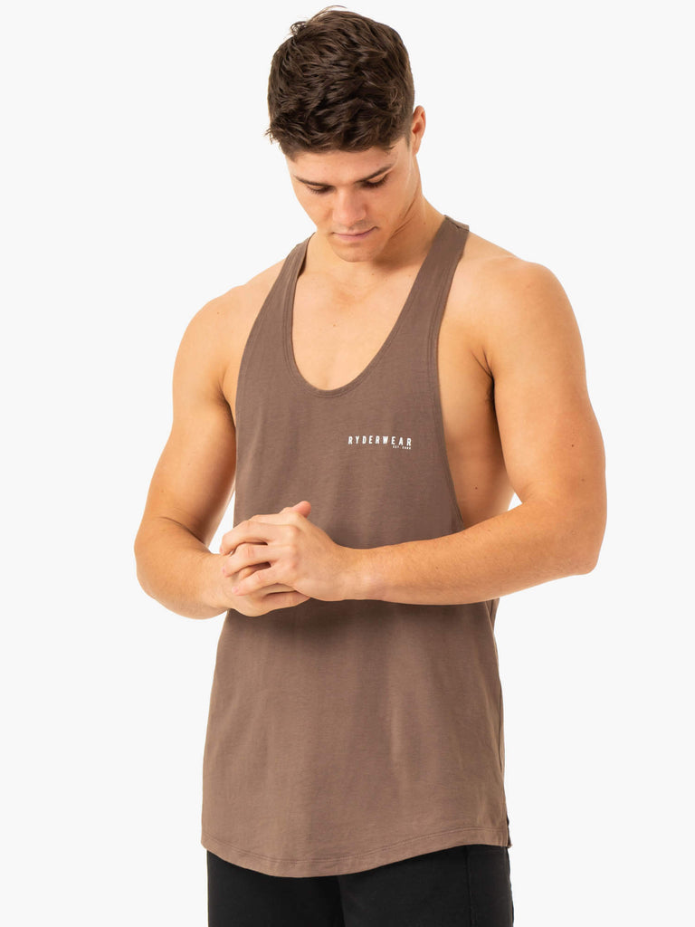 Pursuit Stringer T-Back - Taupe - Ryderwear Wholesale (US)