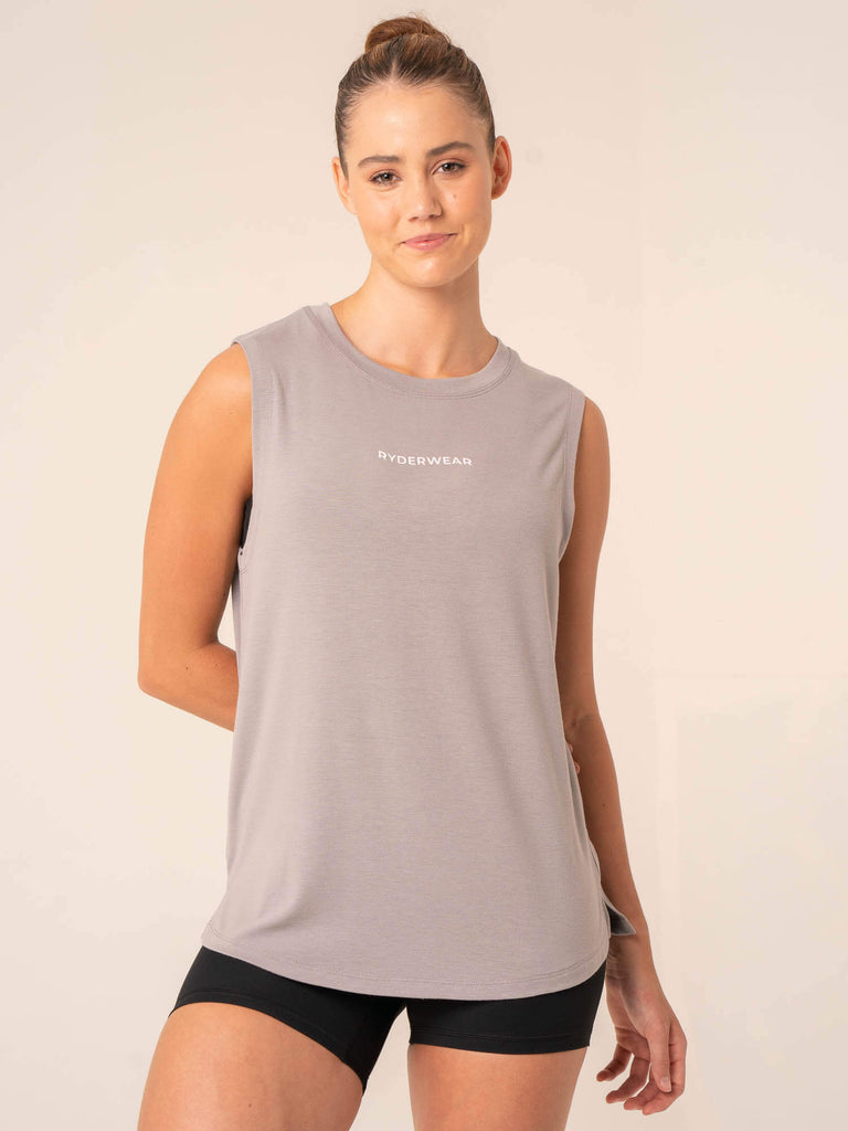 Embody Tank - Steel Grey - Ryderwear Wholesale (US)